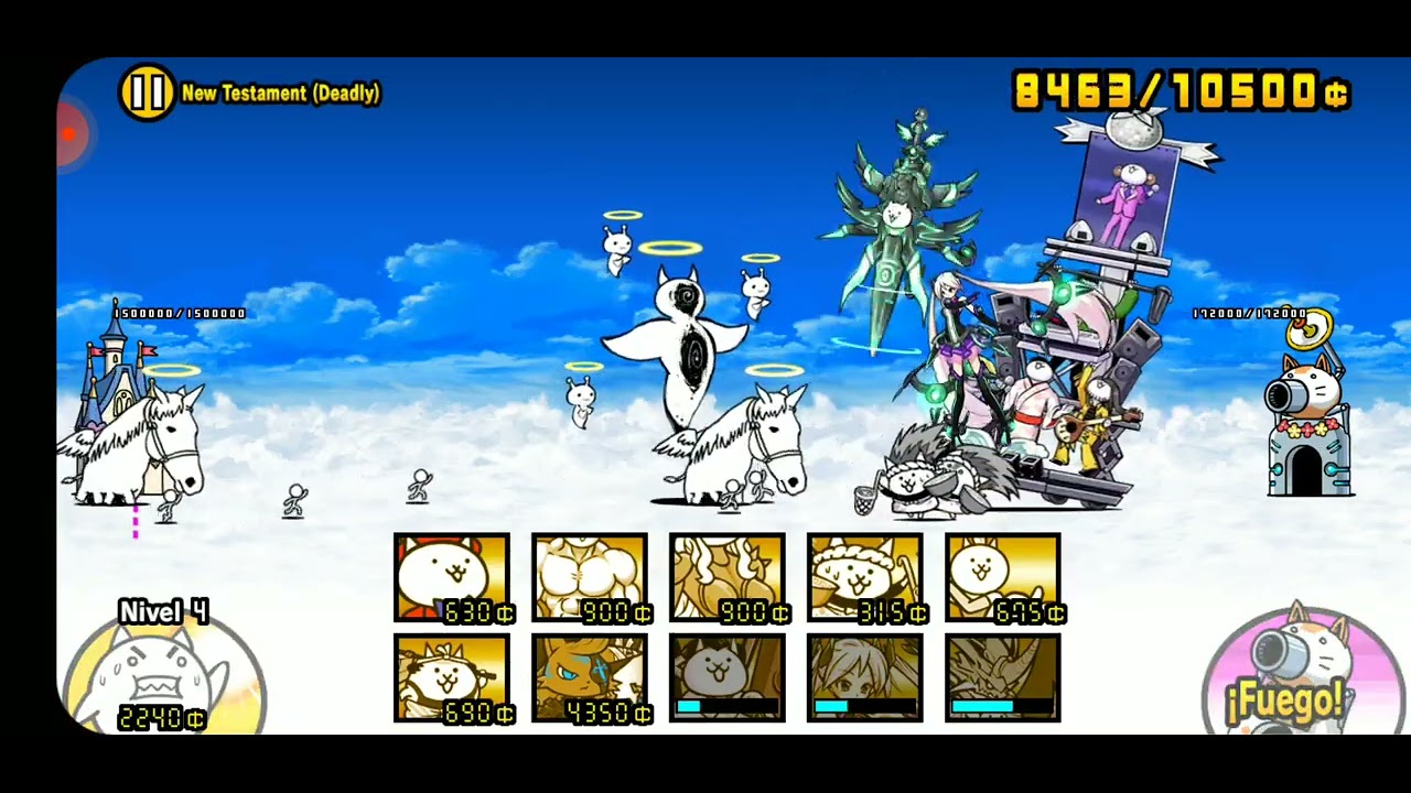 the battle cats- ascendiente clionel- dominante clionel - YouTube