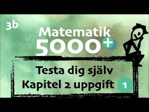 Matte 3b testa dig själv 2 uppgift 1 - YouTube