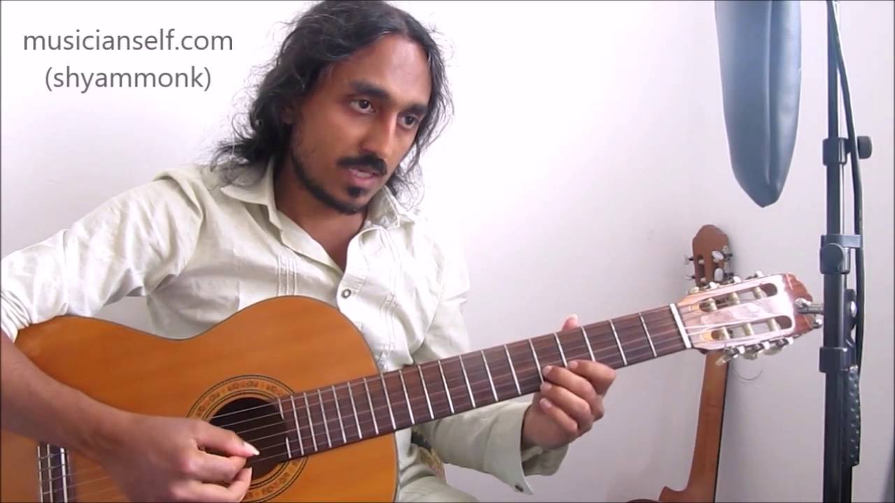 How to Vataapi Ganapathim on Guitar (Anupallavi): Raga Hamsadhwani ...