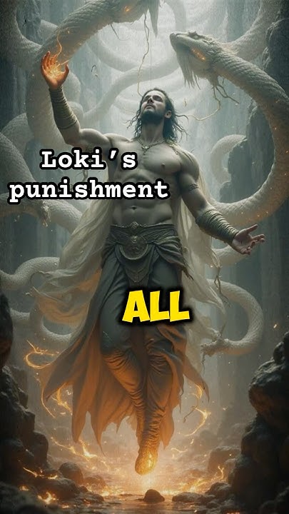 Loki's Eternal Punishment: A Tale of Vengeance from Norse Mythology ...