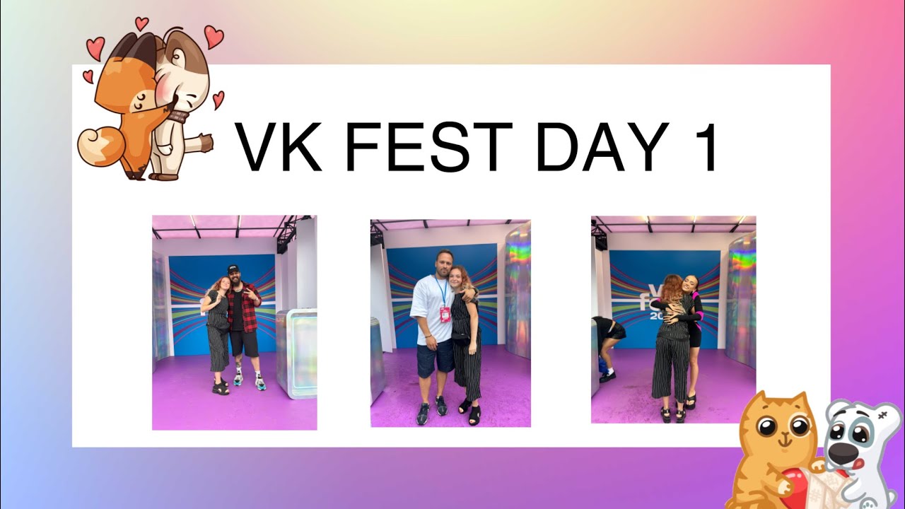 Vlog/VK Fest Day 1 - YouTube