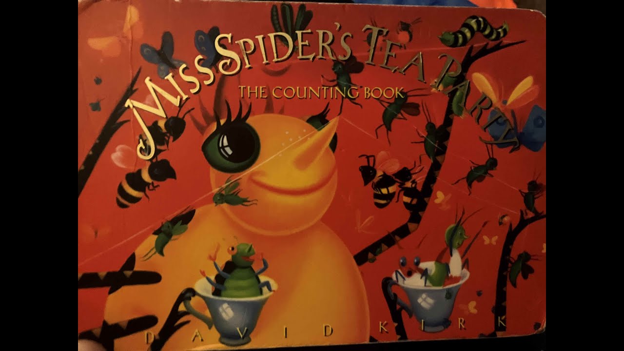 ACB09-14, Miss Spiders Tea Party (The Counting Book) by David Kirk ...