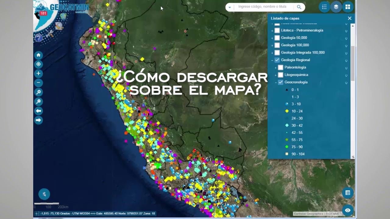 ¿Cómo descargar la Geocronología a través del GEOCATMIN? - YouTube