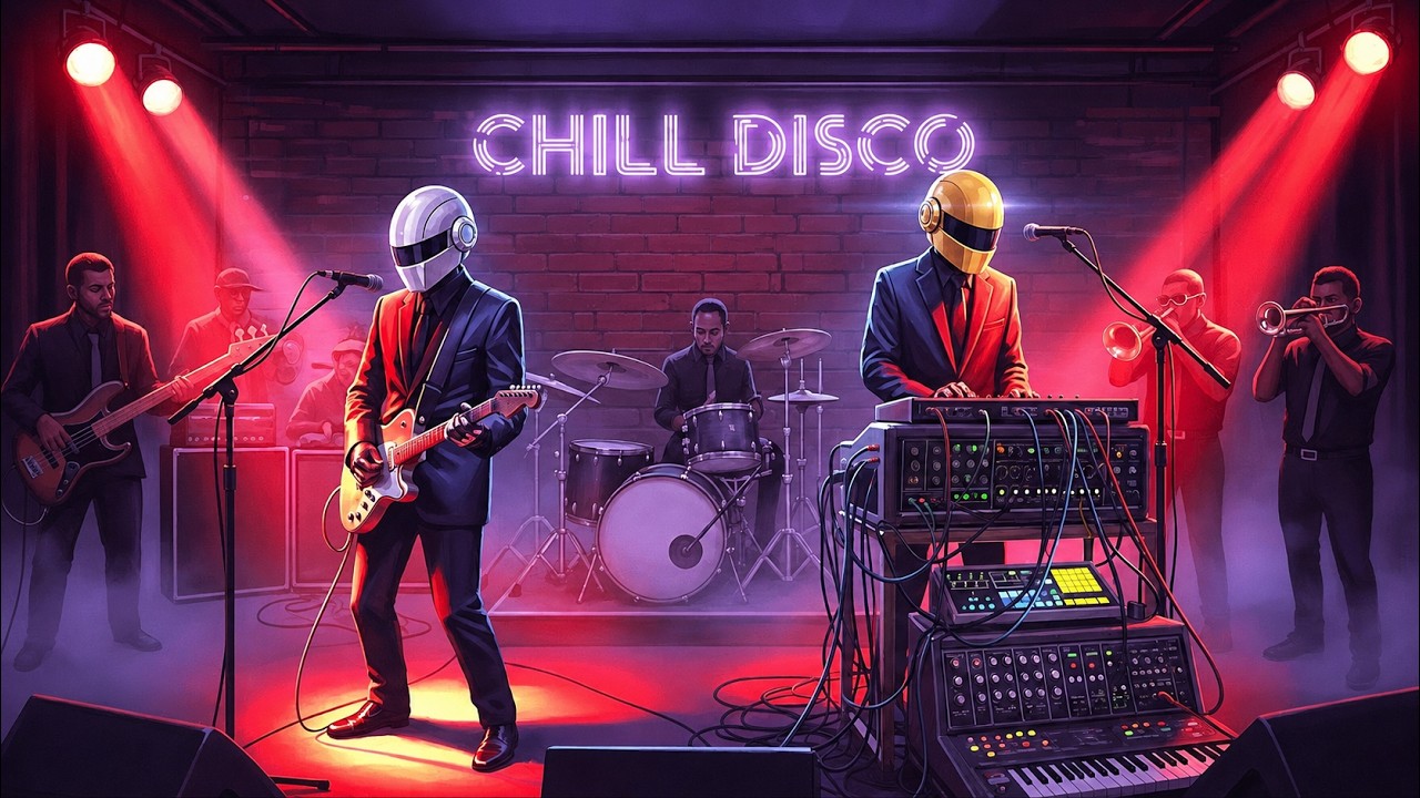 Midnight City Funk & Winter Chill Disco Grooves 🎸 DAFT PUNK TRIBUTE