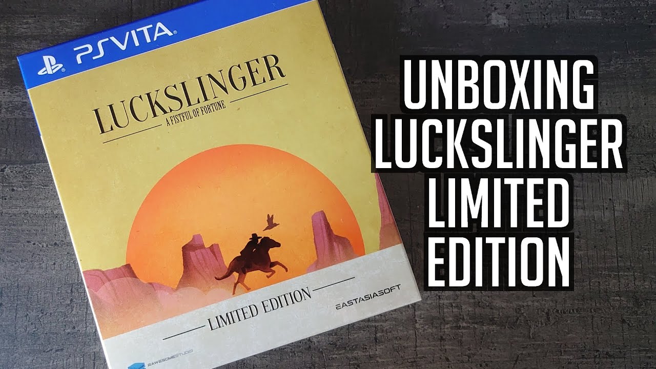 Unboxing Luckslinger Limited Edition「PS Vita」EAS-PV063 - YouTube