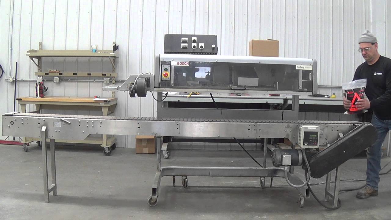B1105 Doboy CBS-D Continuous Bag Sealer SIGMA Equipment. - YouTube