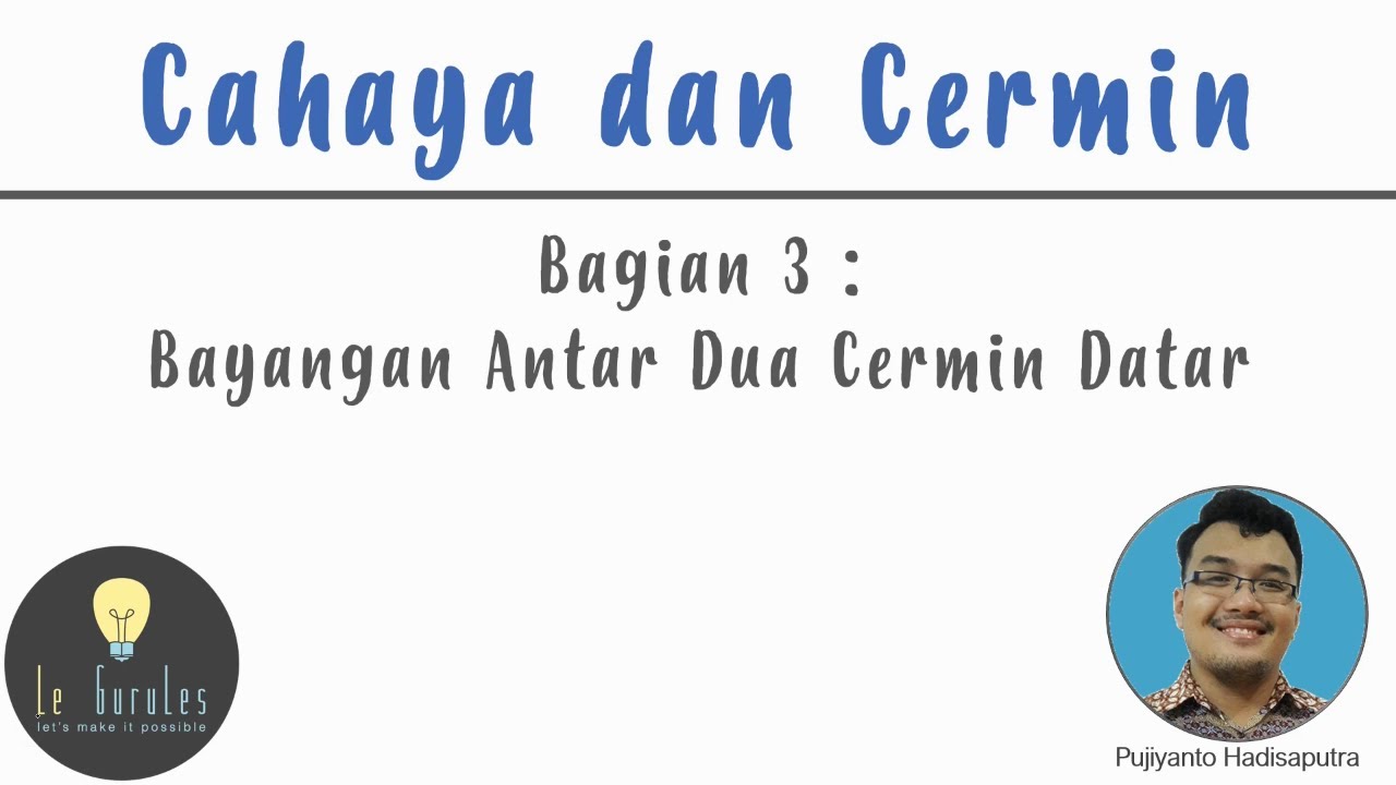Bayangan yang dibentuk Dua Buah Cermin - Part 3 Cahaya & Cermin ...