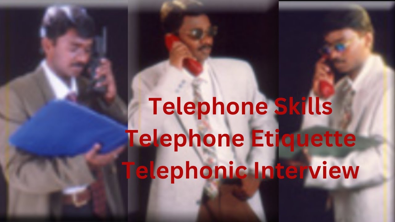 Telephone skills, telephone etiquette and telephonic interview - YouTube