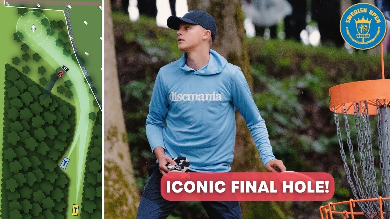 Disc Golf Pros Attack the Iconic 18th Green at Ymergårdens ...