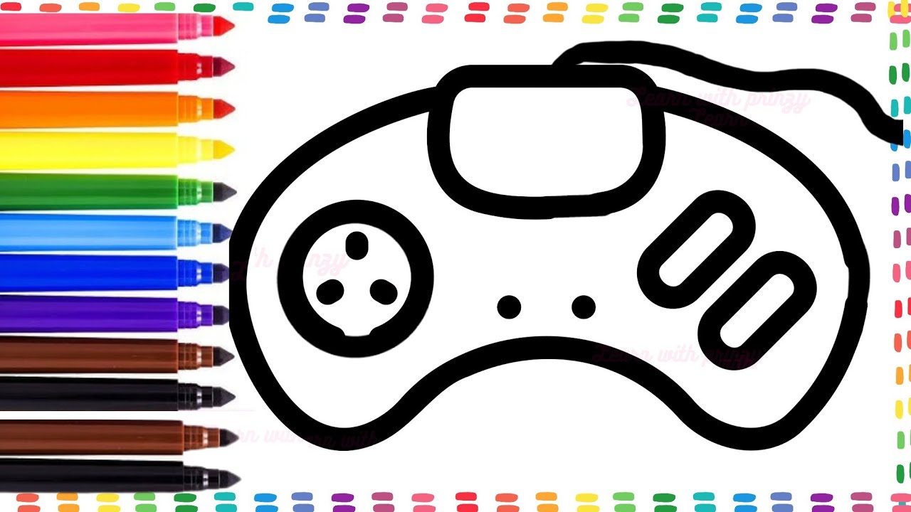 Best video game drawing learning video for Preschool toddlers|art tips ...