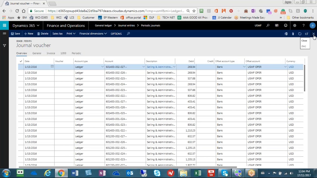 Periodic Journal for Journal Entries | Western Computer - YouTube