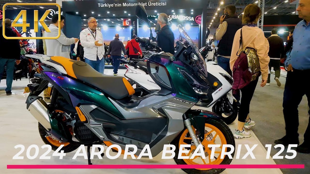 Best Scooter for 2024 Arora BEATRIX 125 4K Detail 2024 - YouTube