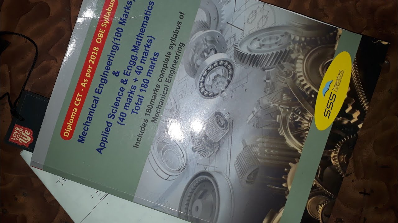 Dcet book for mechanical - YouTube