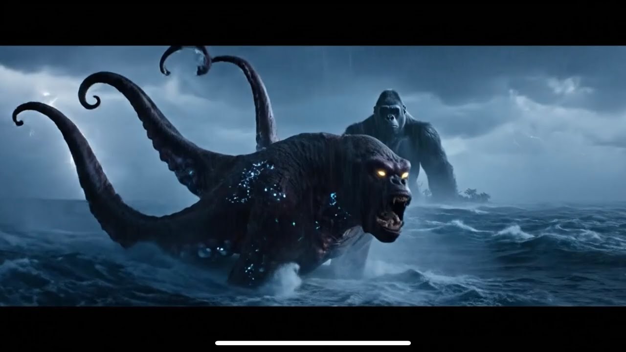 King Kong vs. Giant Octopus - YouTube