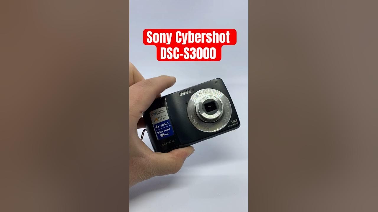 Digital camera 2000s Sony Cybershot DSC-S3000 - YouTube
