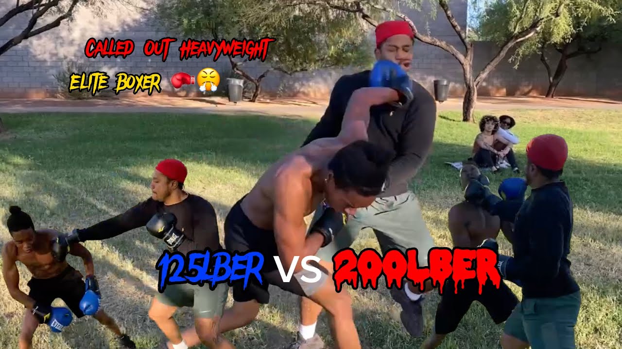 Called Out Heavyweight Boxer *Real Beef Ends Ko* - YouTube