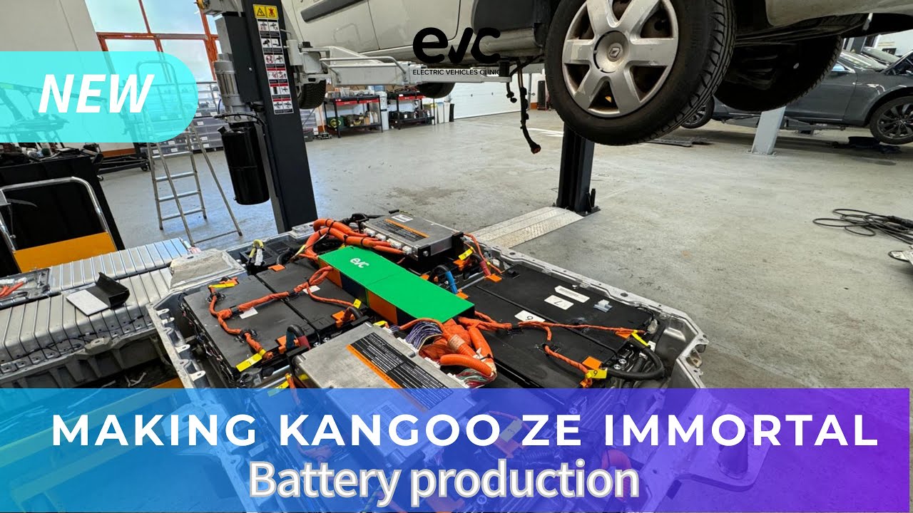 Making new battery and Making Kangoo ZE Immortal - YouTube