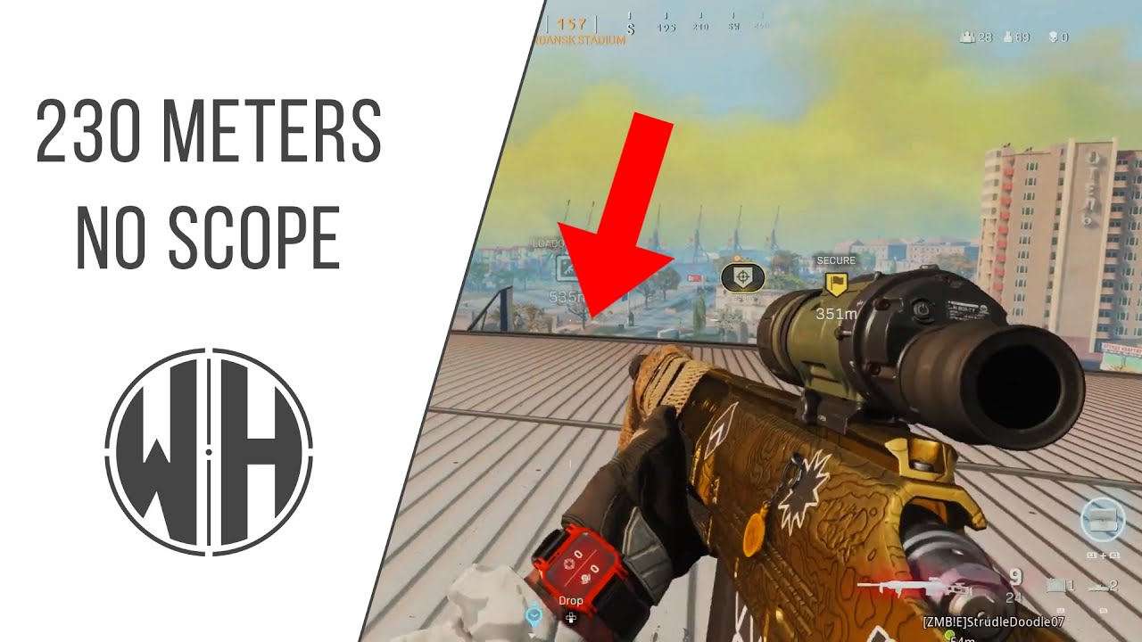 230 METERS NO SCOPE! CoD: Warzone best moments #2 - YouTube
