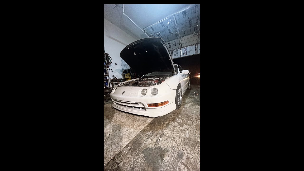 600+WHP Turbo Integra Build Part 1 - PULLING THE ENGINE - YouTube