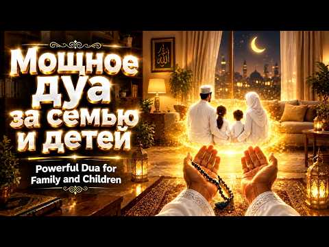 🤲🌙 МОЩНОЕ ДУА ЗА СЕМЬЮ И ДЕТЕЙ : защита от трудностей и открытие врат ризка | Dua For Family RIZQ