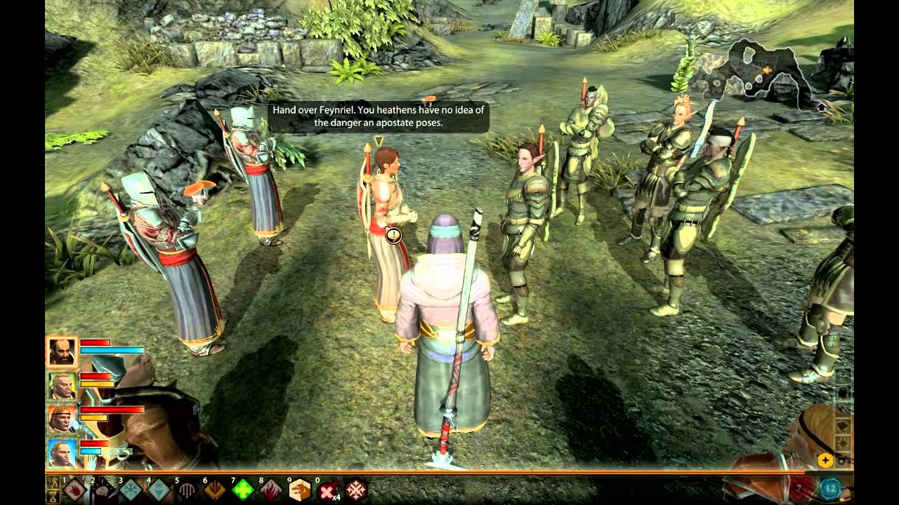 70 - Dragon Age II PC Mage Walkthrough - Up On Sundermount - YouTube