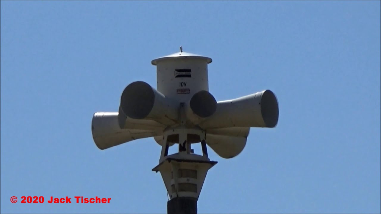 Sentry 10V Alert -La Crescent, MN Siren Test 4-1-2020 - YouTube