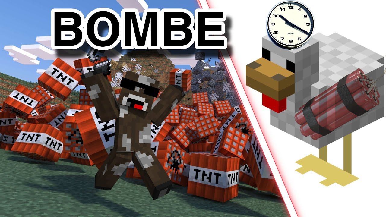 MINECRAFT MAIS TOUT EST UNE BOMBE !! (ultra WTF) ft.MarikodzoYT - YouTube