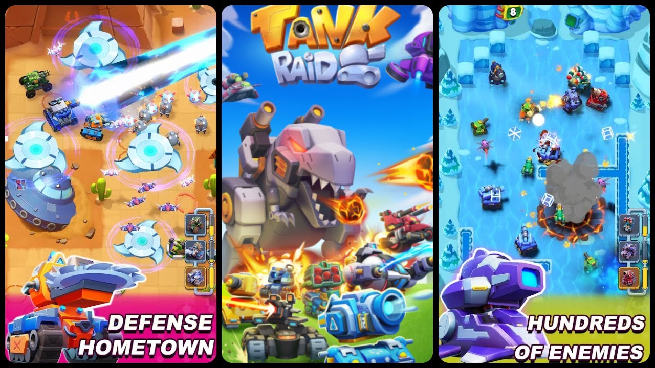 Tank Raid: Epic Tank War Games Mobile Game | Gameplay Android & Apk ...