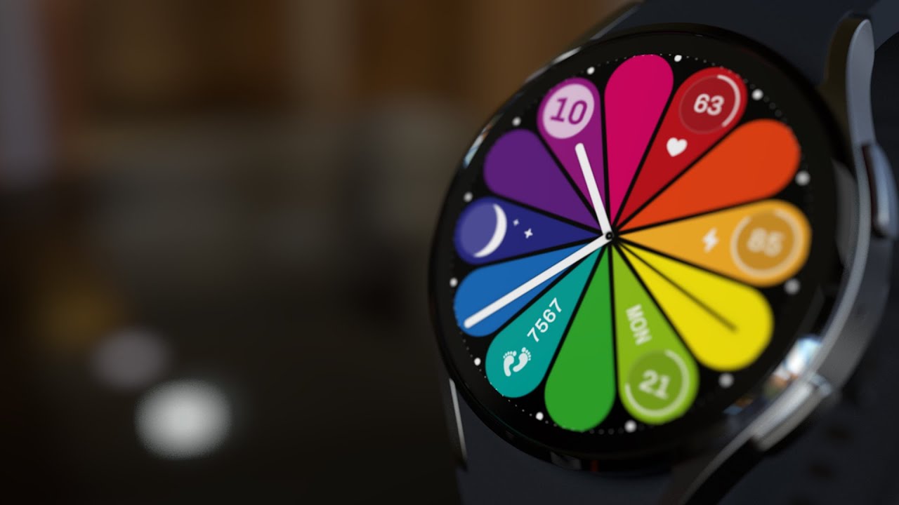 'Flower of Power' Wear OS Watch Face - YouTube