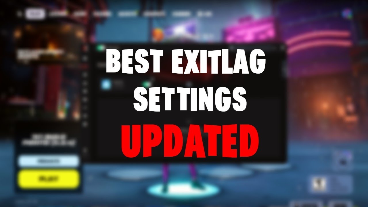 BEST (Exit Lag) Settings Updated Fortnite Chapter 6 - YouTube