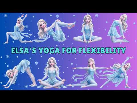 ❄️ Elsa Yoga for Kids | Full Body Flexibility, Balance, Agility & Stretching | Frozen Princess Yoga