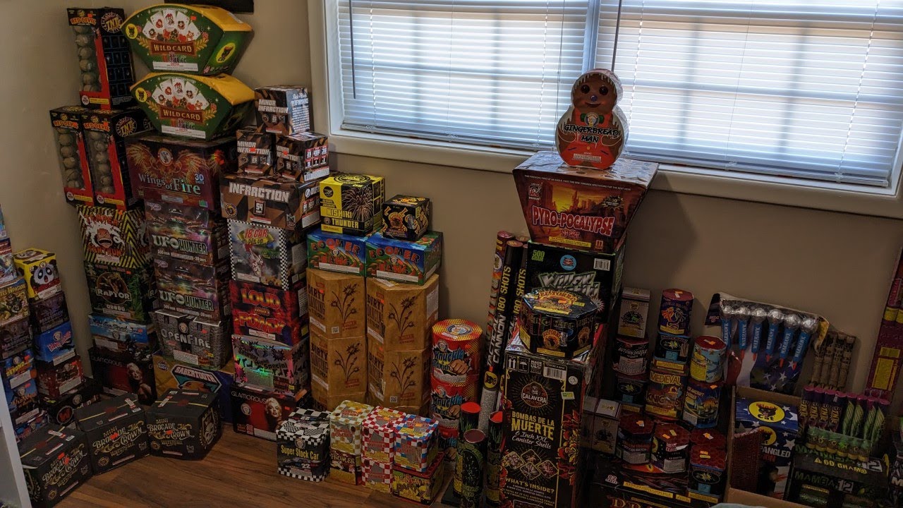 Fireworks Stash New Years Eve Update - YouTube