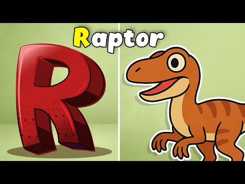 Dinosaurs A Z  ABC Phonics Song for Kids  Spectacular Lara