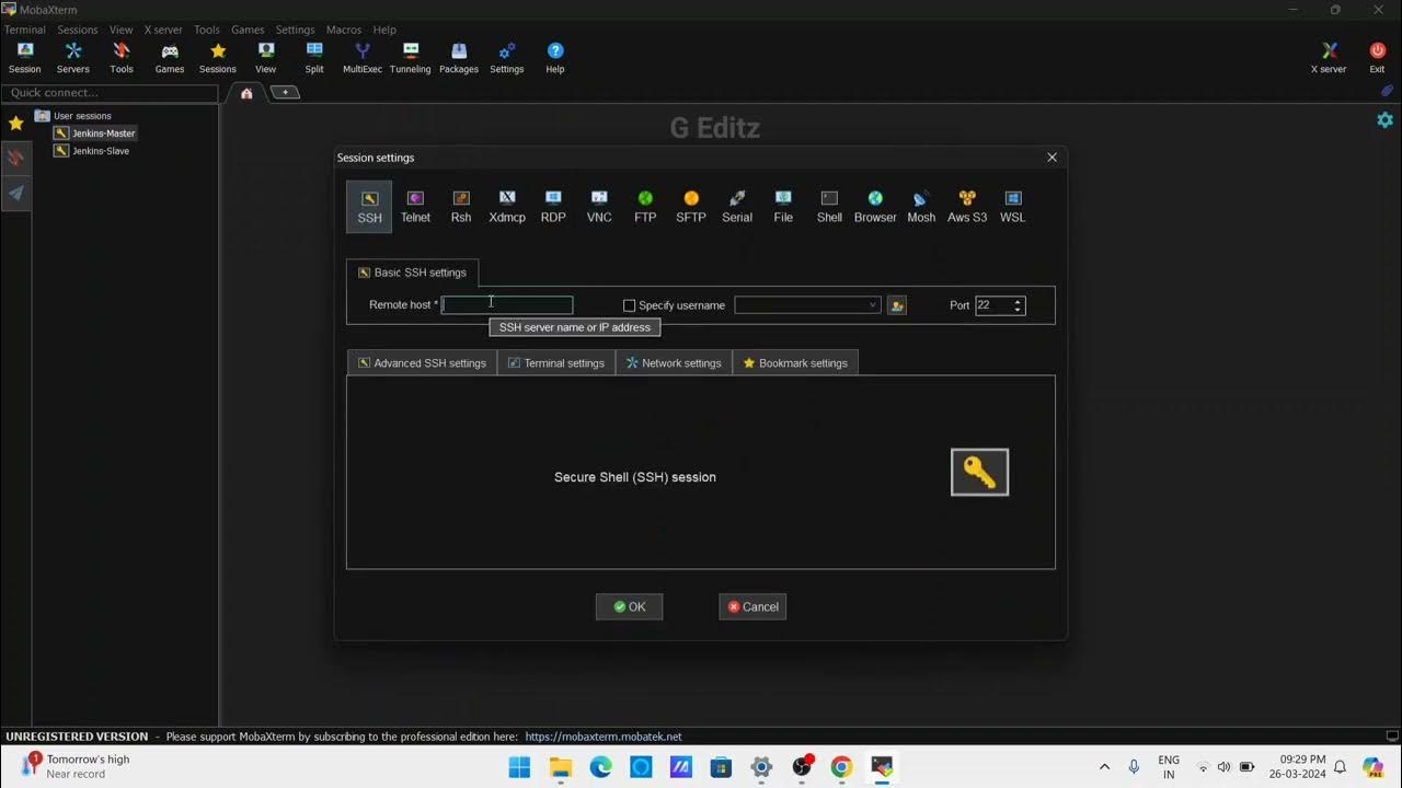 How To Connect Ec2 Instance From Windows Using Mobaxterm Tamil Aws Ec2 Learning Ec2instance