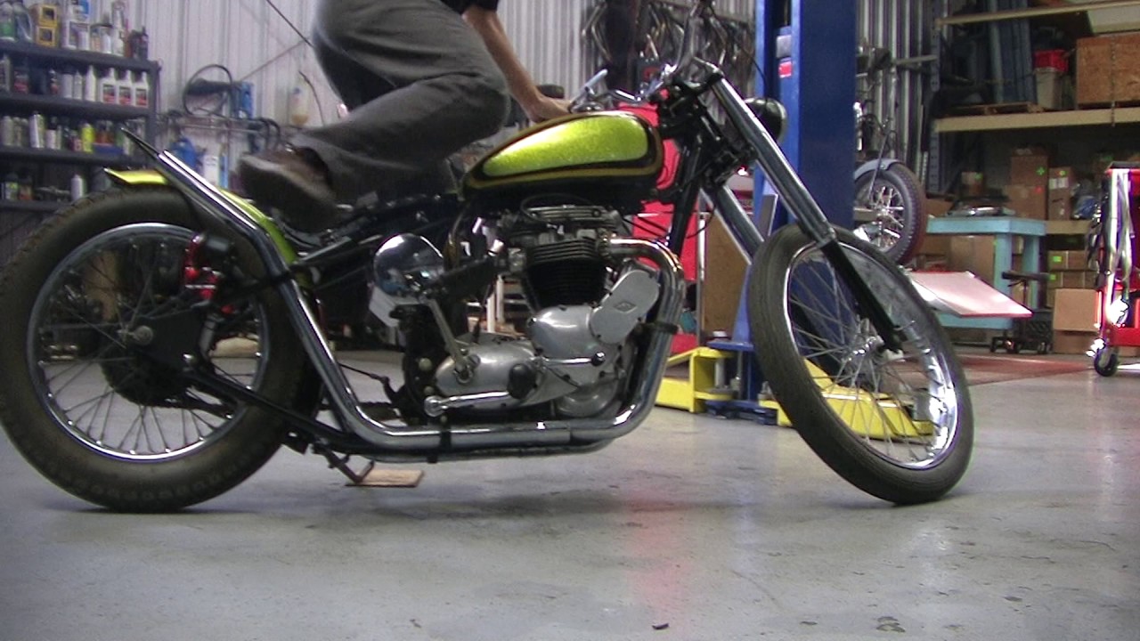 1967 Triumph TR6 Hardtail Rigid - YouTube
