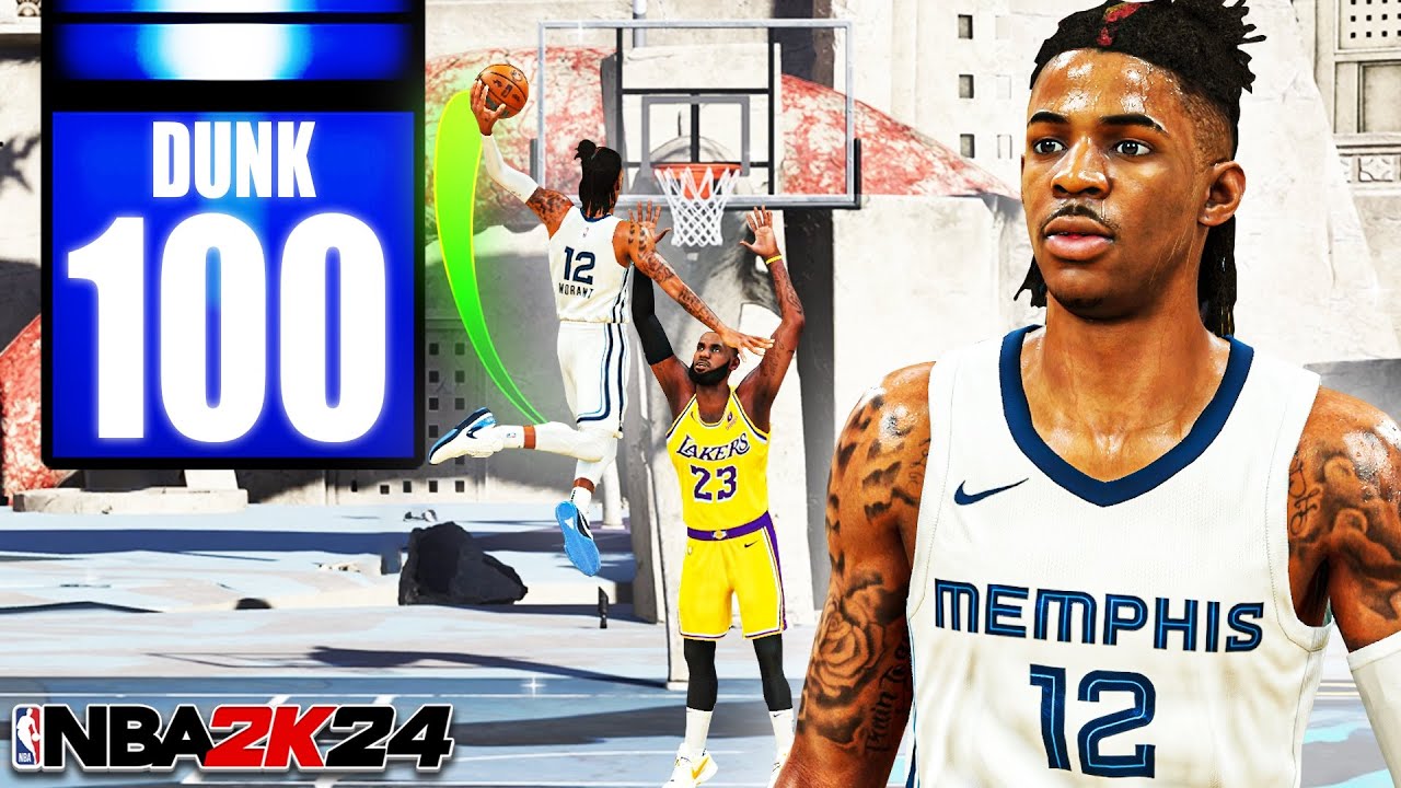 I tested a 100 DUNK RATING to see if the DUNK METER is BROKEN on NBA ...