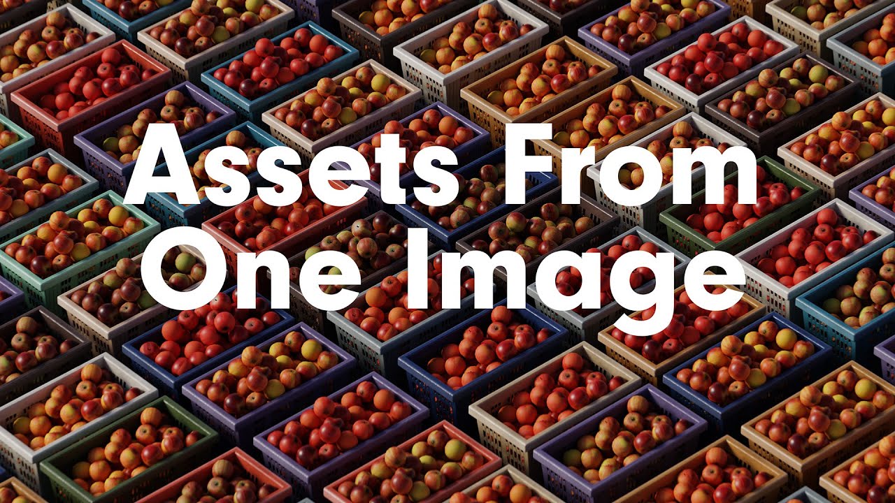 Create Assets From A Single Image - Blender Tutorial - YouTube