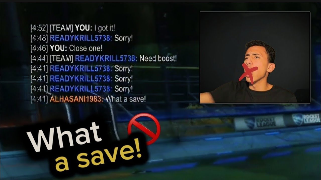 روكيت ليق : اذا الخصم قال !What a save انسحب | Rocket League - YouTube