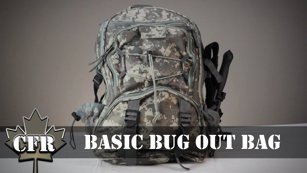 Basic Bug Out Bag - Guardian Survival - YouTube