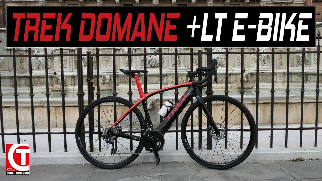 Trek Domane + LT e-bike - YouTube