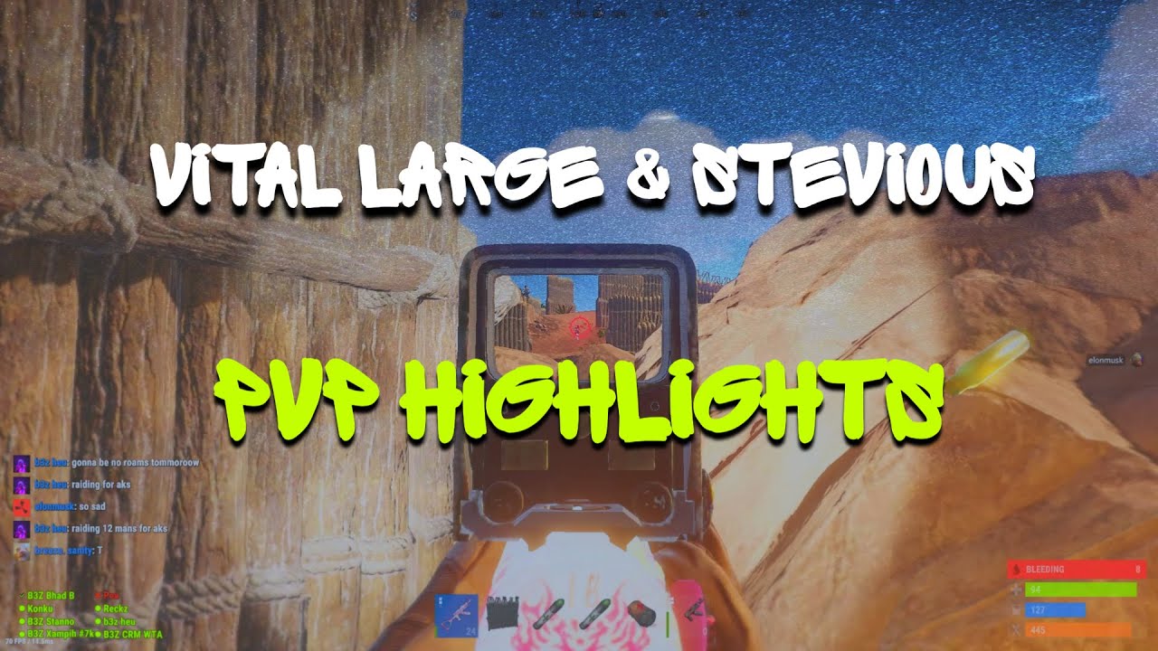 VITAL LARGE & STEVIOUS PVP HIGHLIGHTS // ROAMS // HELIBOMBS // MONUMENT ...