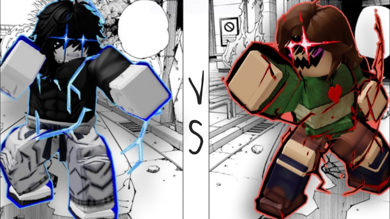 Abbie as satoro gojo vs Chara Boss - YouTube