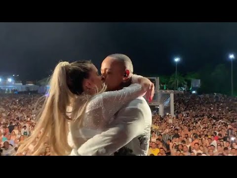 BEIJAÇO de Lore Improta e Léo Santana no Réveillon do Golf e dançam #SolinhoDaRabeta em Fortaleza-CE