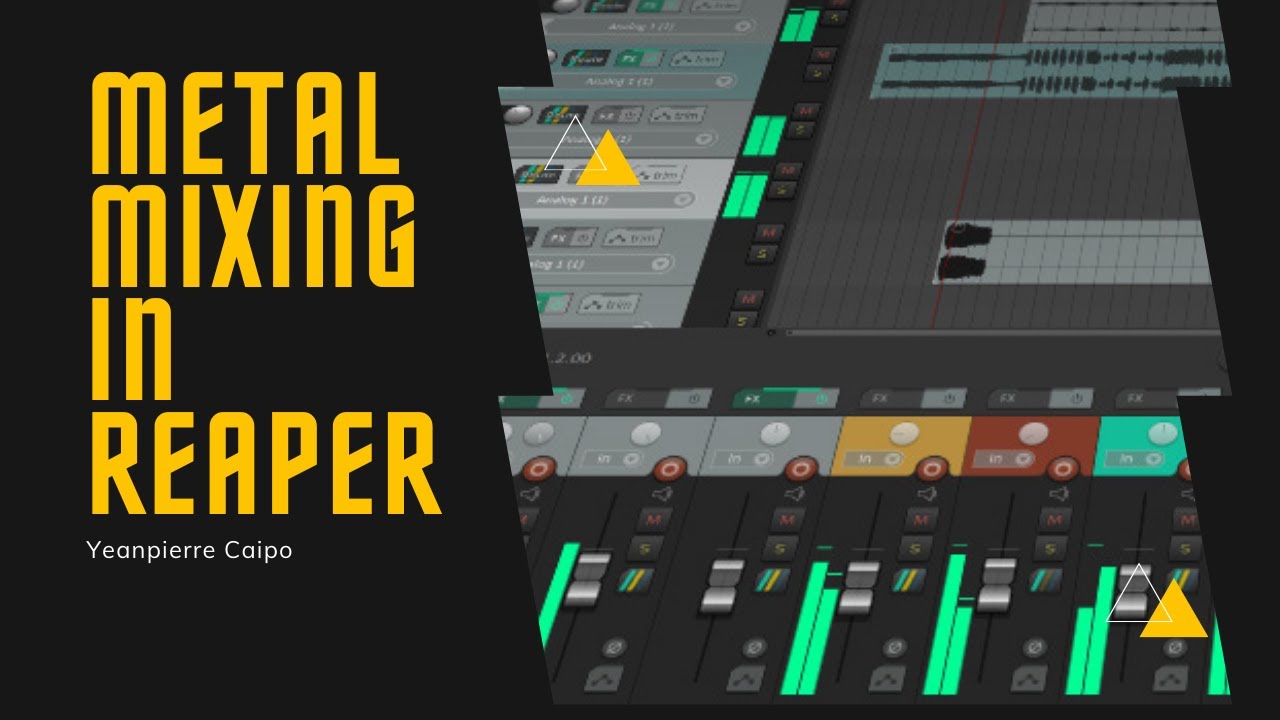Mixagem no Reaper! Metal... - YouTube