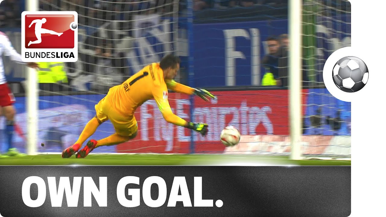 What a Scrappy Goal! Bizarre Own Goal after Stunning Miss - YouTube