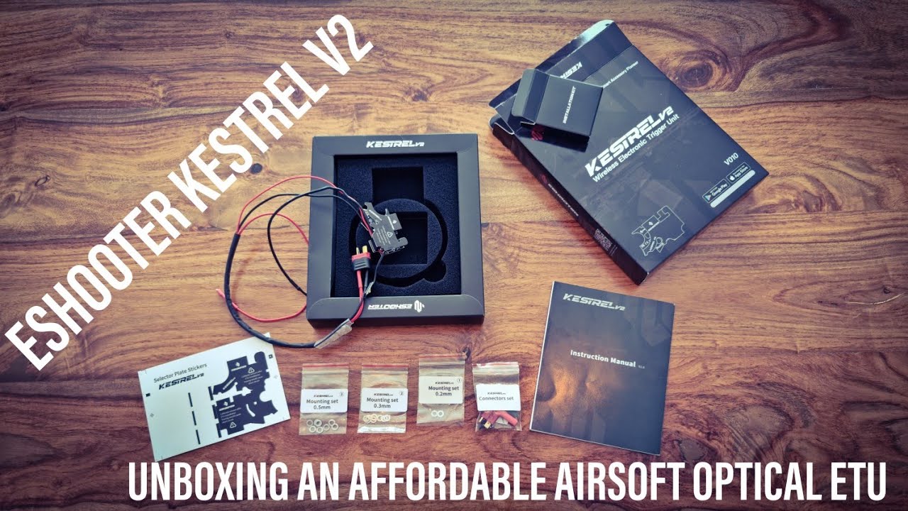 Unboxing the Eshooter Kestrel V2 Wireless Electronic Trigger Unit and a ...