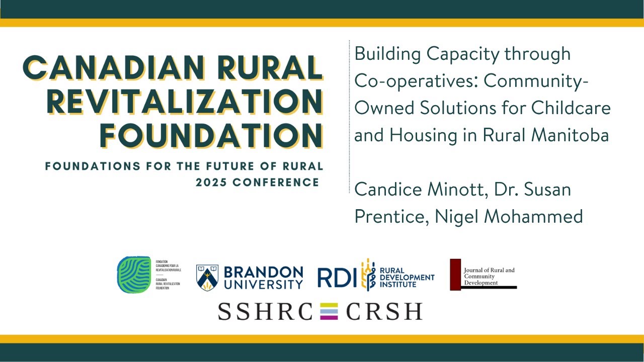Building Capacity through Co-operatives, Candice Minott, Dr. Susan ...