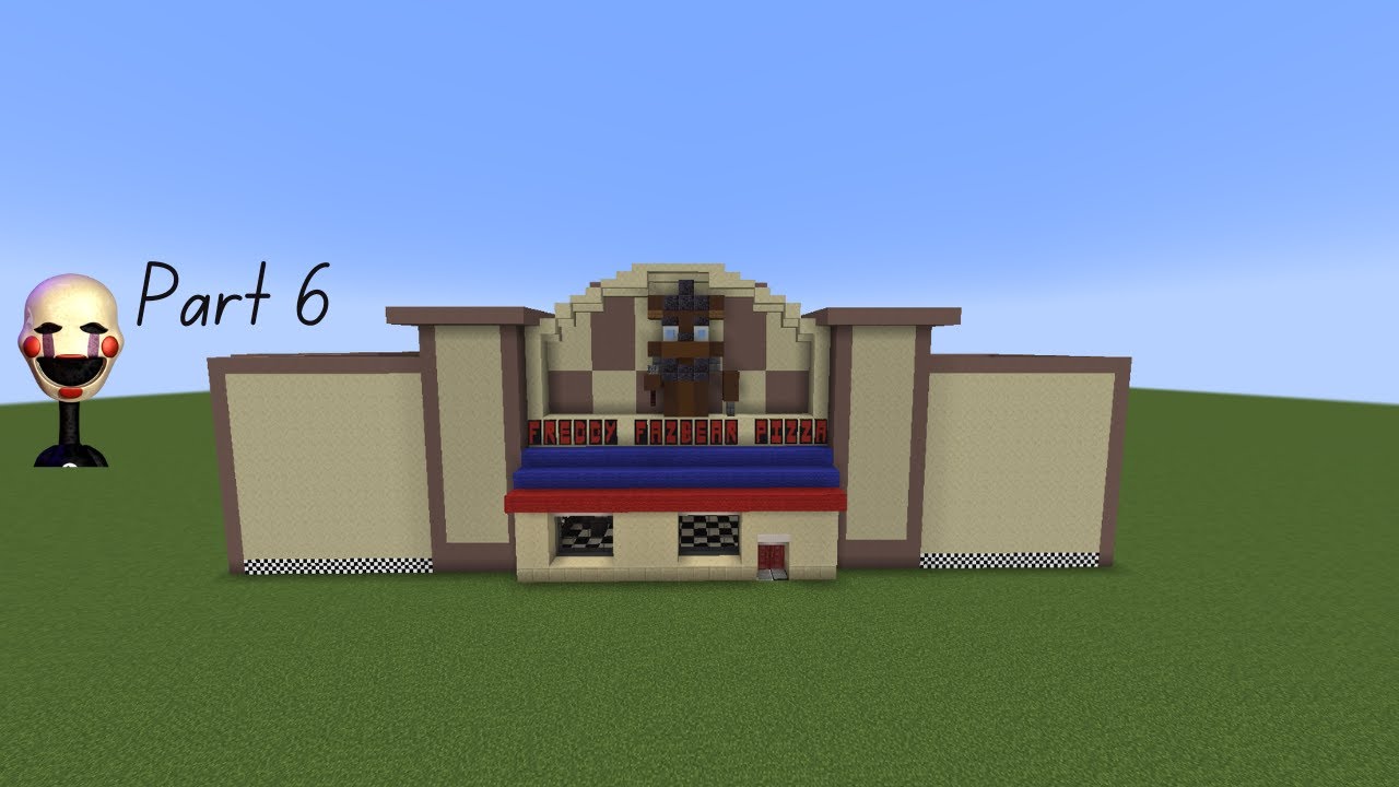 How to build FNAF 1 in Minecraft part 6 - YouTube
