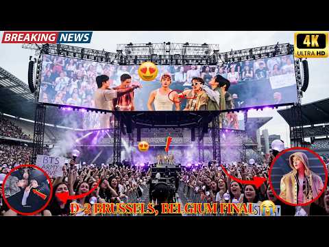 🔥Brussels Explodes! Taehyung 1 Sentence Shook 100,000 ARMY | BTS Brussels 2026 Final Night!