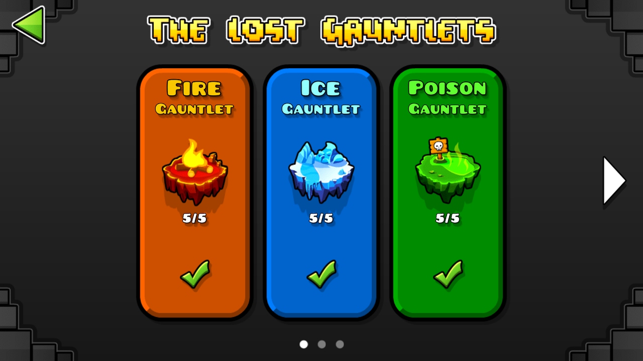 Geometry Dash - Poison Gauntlet Complete - YouTube